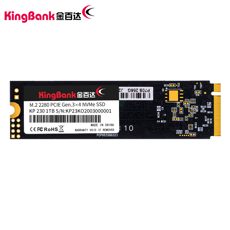 KINGBANK KP230 M 2 PCIe Gen 3 0 4 SSD 128GB 256GB 512GB 1TB KINGBANK